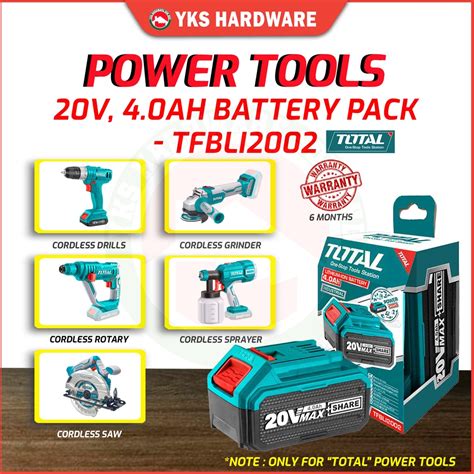 Total Tfbli V Ah Lithium Ion Battery Pack Industrial