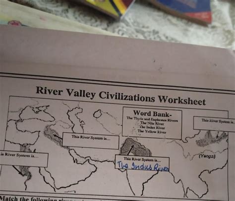 The Indus Valley Civilization Worksheet Answers Printable Word Searches