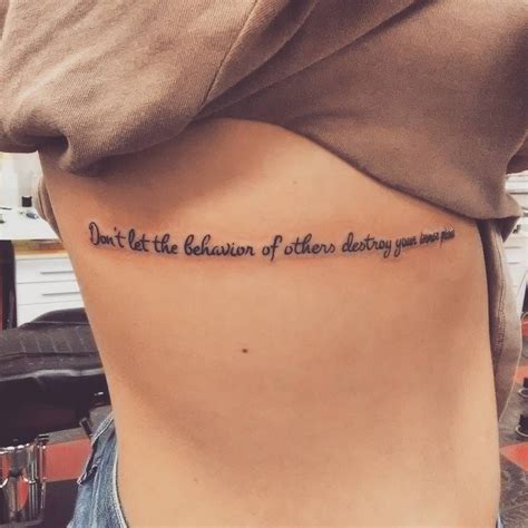 Best Quote Tattoo Ideas For Women Rib Tattoo Quotes Tattoo