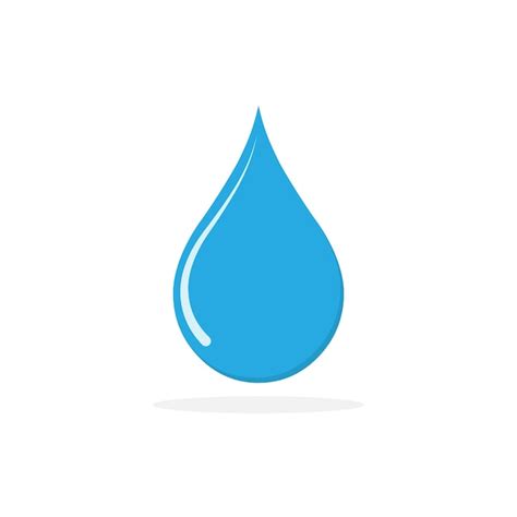 Icône De Goutte D eau De Vecteur Vecteur Premium
