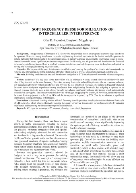 pdf soft frequency reuse for miligation of intercelluler intereference