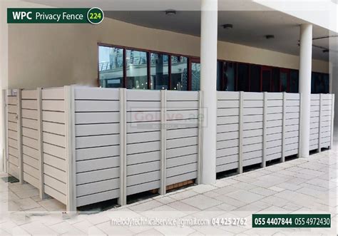 WPC Fence Privacy Fence Garden Fence In Dubai Abu Dhabi Sharjah UAE