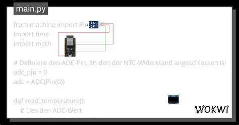 Ntc Temperatur Sensor An Esp Copy Wokwi Esp Stm Arduino Simulator