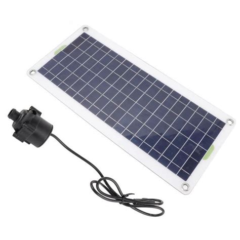 Dilwe Kit Pompe à Eau Solaire 30W Pompe à Fontaine Solaire pour Jardin