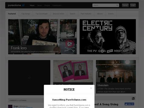 Purevolume We Re Listening To You