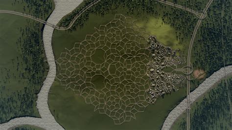 programmatically generated road layout r citiesskylines