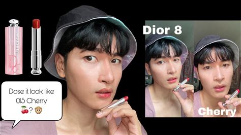 NEW Dior Lip Glow 008 Dior 8 Dose It Look Like 015 Cherry YouTube