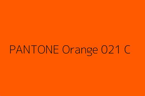 PANTONE Orange 021 C Color HEX Code