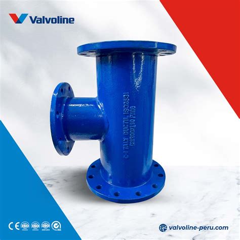 Tee Hierro Dúctil Bridado Valvoline Perú
