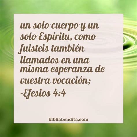 Explicación Efesios 4 4 un solo cuerpo y un solo Espíritu como