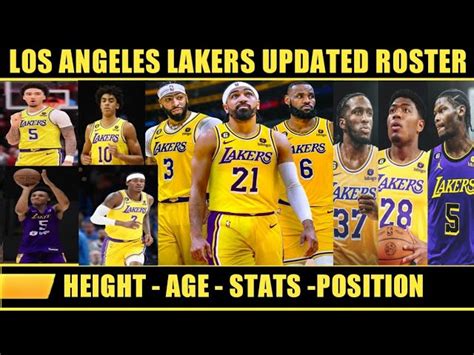 Lakers Roster 2023 Age