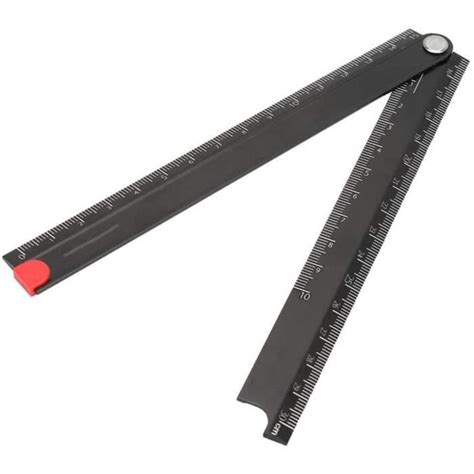 Règle d angle Instrument de Mesure règle Pliable en Alliage d aluminium