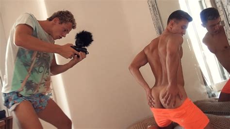 Blonde Curly Haired Jerome Exuperys Huge Uncut Dick Bare Fucking Jon