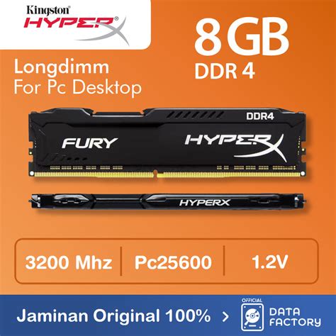 Jual Ram Kingston Hyperx Fury Ddr Gb Pc Mhz Longdimm