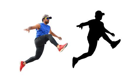 Athletic Man Jumping Png