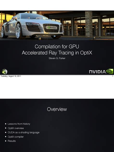compilation for gpu accelerated ray tracing in optix pdf pdf