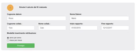 Simulatore Calcolo Tfr Webcolf