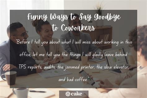 Goodbye Coworkers