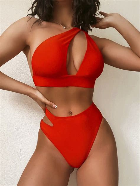 Sport Bikini Set Green Bikini Set Red Bikini Bikini Top Cut Out
