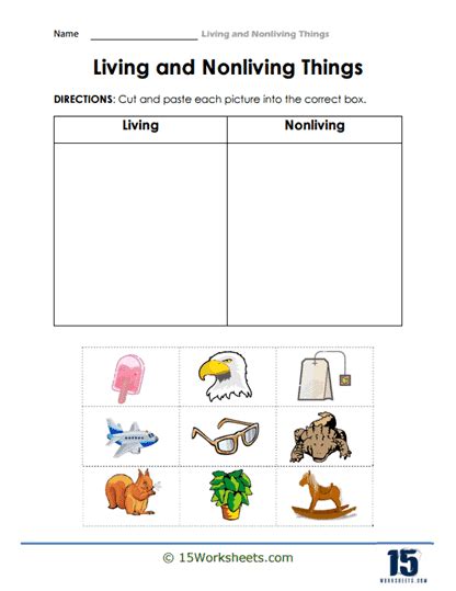 Living And Nonliving Things Worksheets 15 Worksheets Worksheets