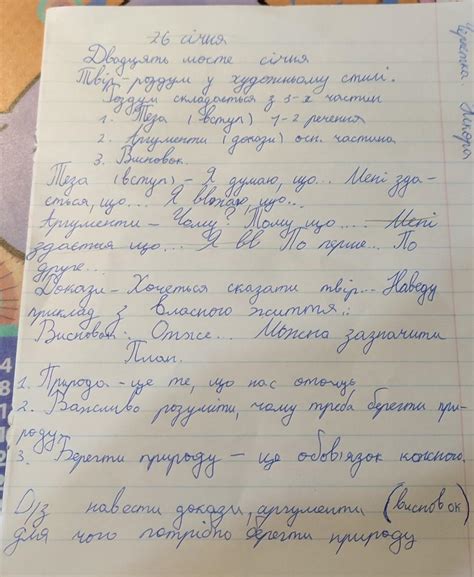 Твір роздум у художньому стилі Чому треба берегти природу Навести