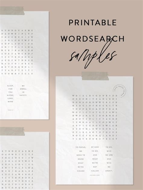 FREE PRINTABLE Wordsearches Margot Co Free Printables Word