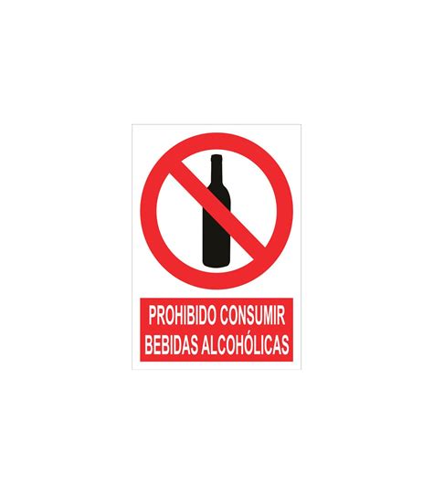 Señal de prohibido consumir bebidas alcohólicas COFAN skrc comprar online