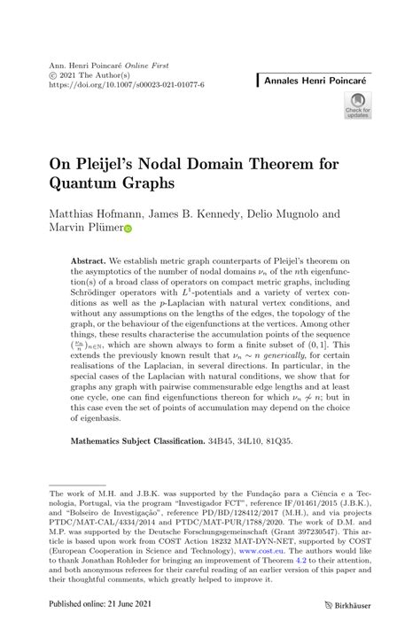 pdf on pleijel s nodal domain theorem for quantum graphs