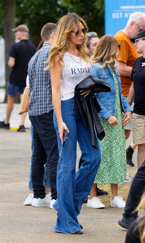 Abbey Clancy In A White Tee Was Seen Out In London 06 30 2024