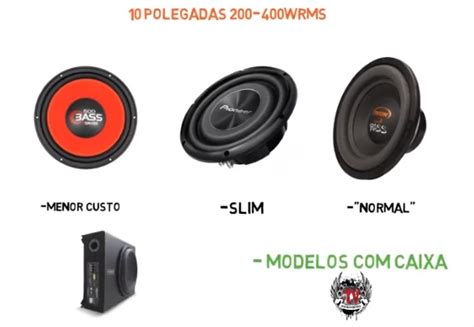 Alto Falante Subwoofer 8 10 12 15 Ou 18 Polegadas