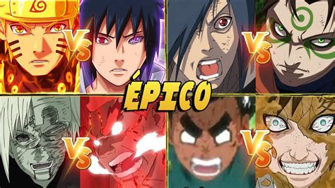 AS 10 MELHORES LUTAS DO ANIME NARUTO Atualizado Player Solo YouTube