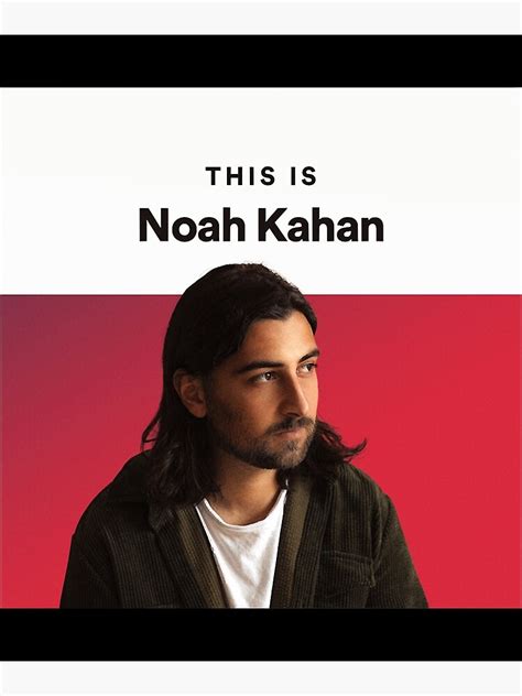 This Is Noah Kahan Poster For Sale By SuziPrayers Redbubble