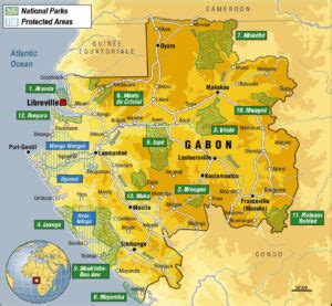 Carte géologique et des ressources minérales du Gabon
