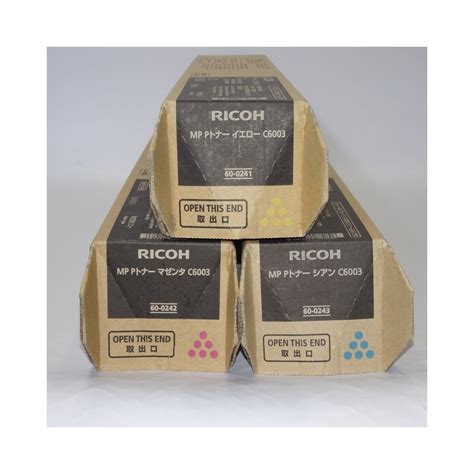 Yahoo オークション 3色セット RICOH リコー MP Pトナー シアン マゼ