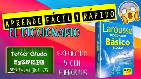 Aprende A Buscar Palabras En El Diccionario F Cil Y R Pido Youtube