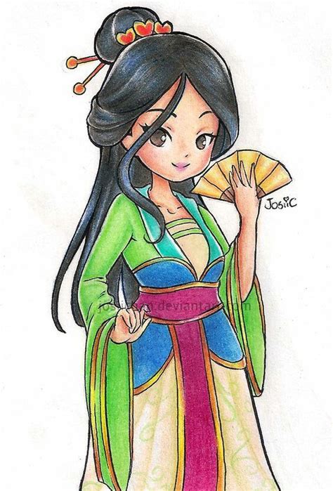 Pin De Lindsey Becker En Mulan Dibujos Kawaii Princesas Disney