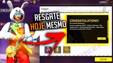 CODIGUIN FF últimos dias código Free Fire Páscoa 2023 veja como