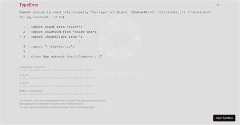 Image Slider React Forked Codesandbox