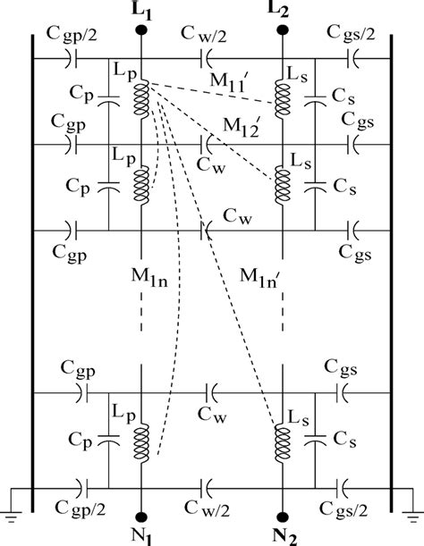 Equivalent Circuit Representation Of A Two Winding Transformer