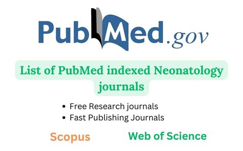 PubMed Indexed Neonatology Journals PhDTalks