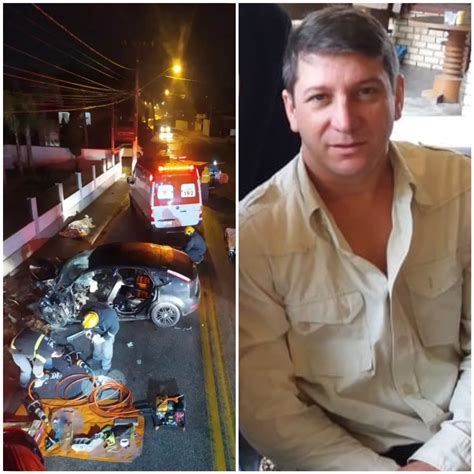 Homem que morreu após carro bater contra muro em Brusque é identificado