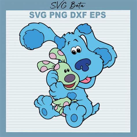 Blues Clues SVG Blues Clues Cartoon SVG PNG DXF Cut File