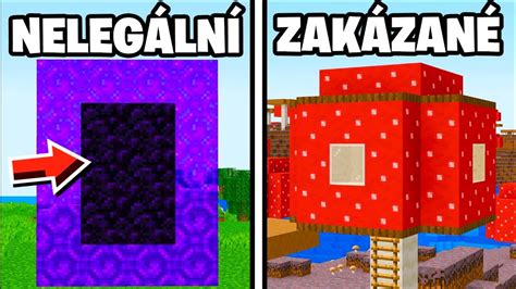 Zakázané Minecraft Stavby které NEZKOUŠEJ YouTube
