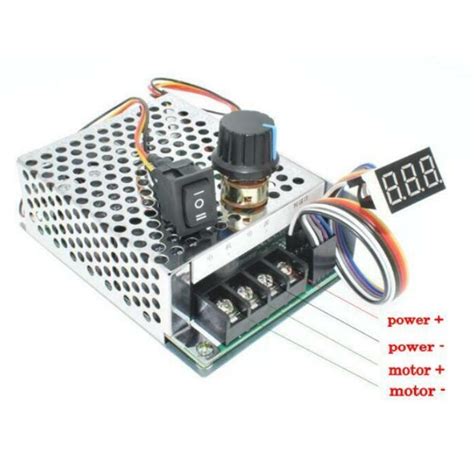 Dc V Max A Pwm Motor Speed Controller Cw Ccw Reversible V V