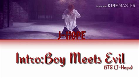 BTS 방탄소년단 Intro Boy Meets Evil Color Coded Lyrics Eng Rom Han