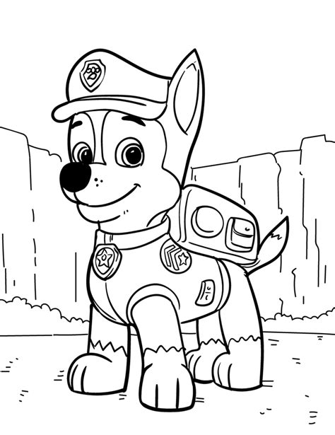 Desenhos Da Patrulha Canina Para Colorir