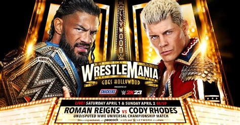 WWE WrestleMania 39 How To Watch Start Time Card Date Location