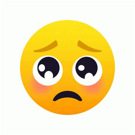 Pleading Face Joypixels Sticker Pleading Face Joypixels Pleading
