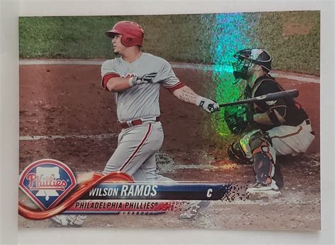 Topps Update Rainbow Foil Us Wilson Ramos Philadelphia