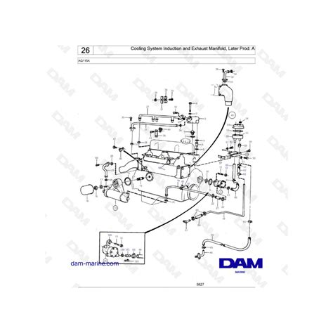 Volvo Penta Aq Cooling System Induction Exhaust Manifold Later